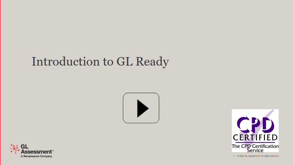 GL Ready - Training & Data Support - GL Education