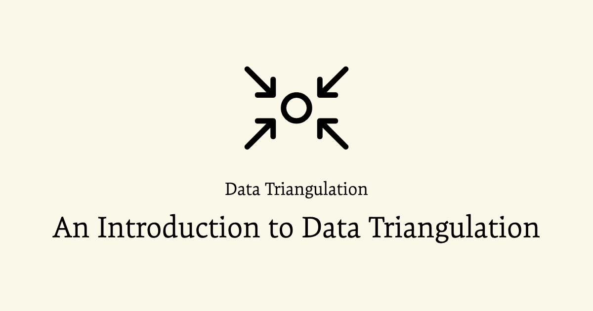An Introduction to Data Triangulation - Training & Data Support - GL ...
