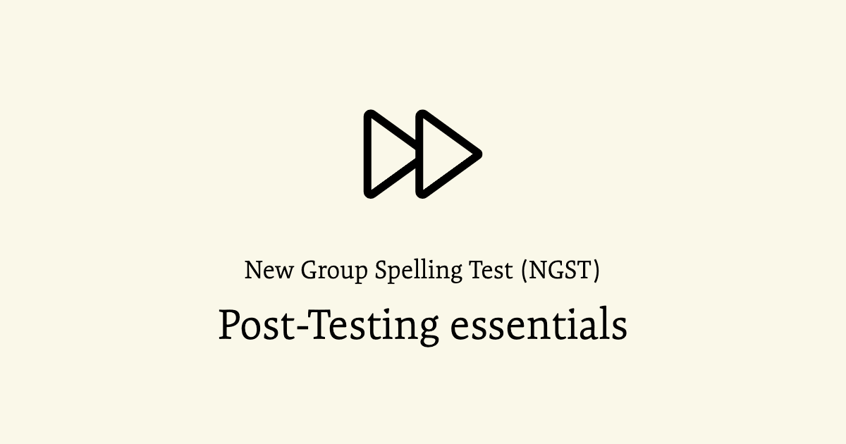 Post-Testing essentials - Training & Data Support - GL Education