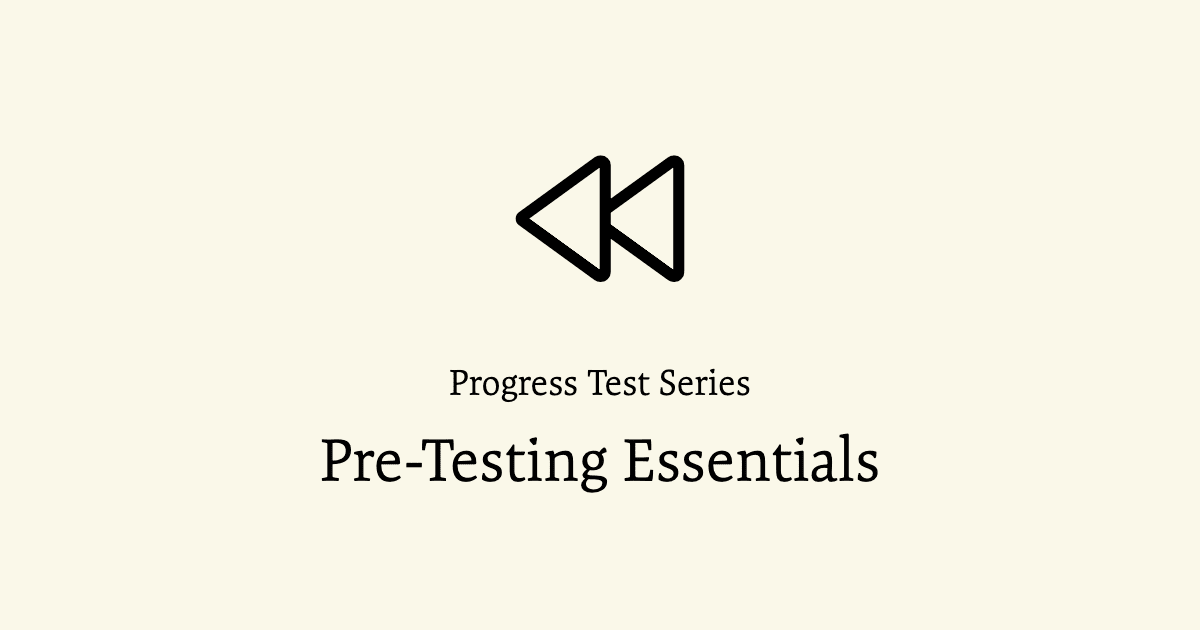 Pre-Testing Essentials - Training & Data Support - GL Education